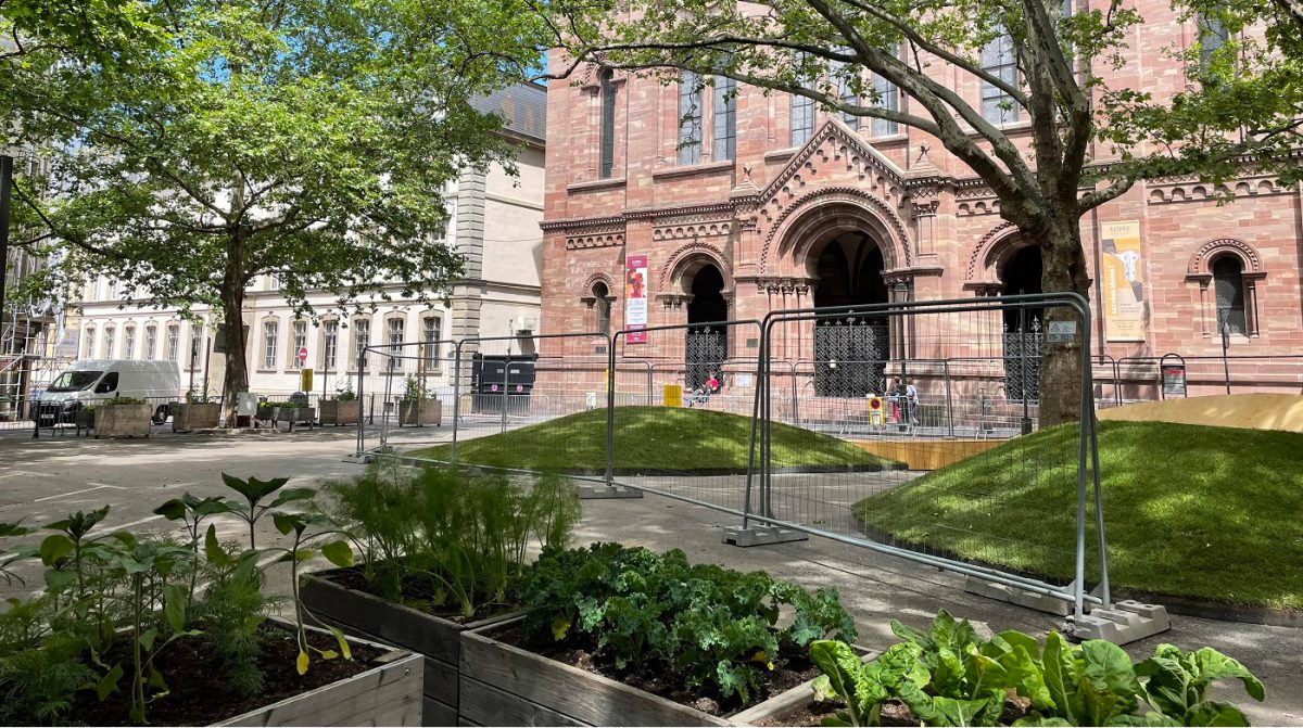 Cet été place du Temple Neuf, 35 places de parking disparaissent au ...
