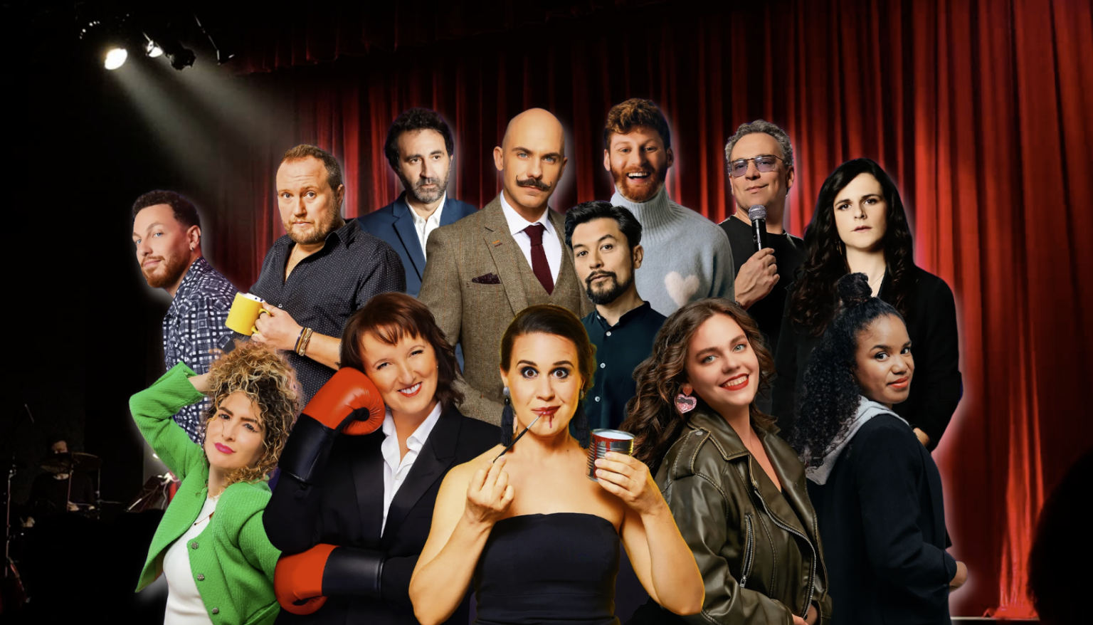 La Grande Nuit de l'humour : 13 grand(e)s humoristes se réunissent en ...